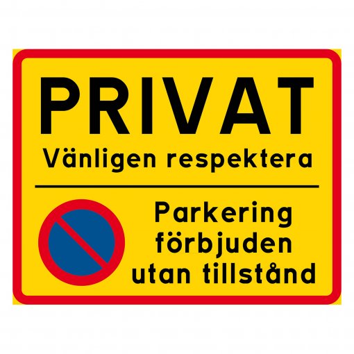 Privat-skyltar - privat mark,tomt,väg,gård | Happy Print
