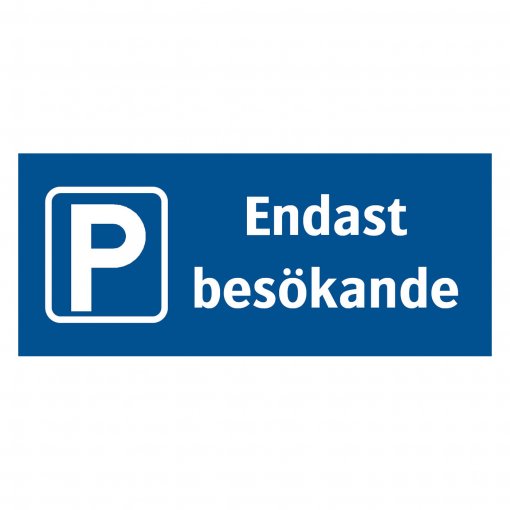 Parkeringsskyltar | Brett utbud av P-skyltar | Hög kvalitet