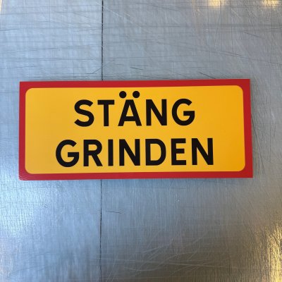 Fynd - Stäng grinden - REA - Happyprint.se