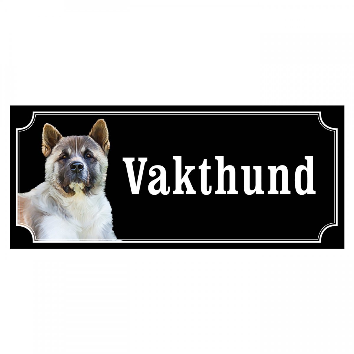 Akita | Hundskyltar | Brett utbud & högsta kvalitet